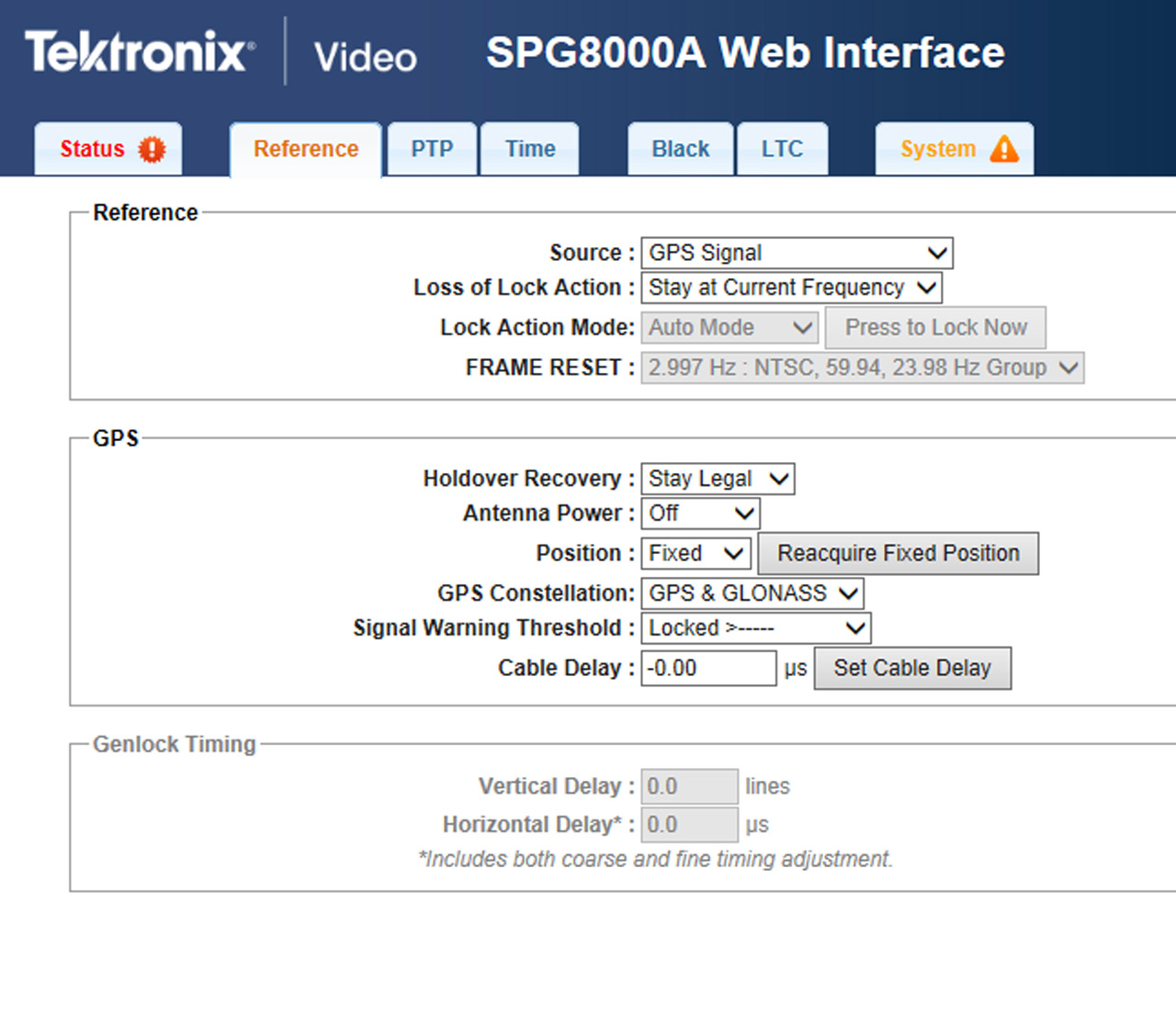 SPG8000A / マスタ・シンク/マスタ・クロック・リファレンス・ ゼネレータ【中古放送用・業務用 映像機器・音響機器の店 - トラスト株式会社】