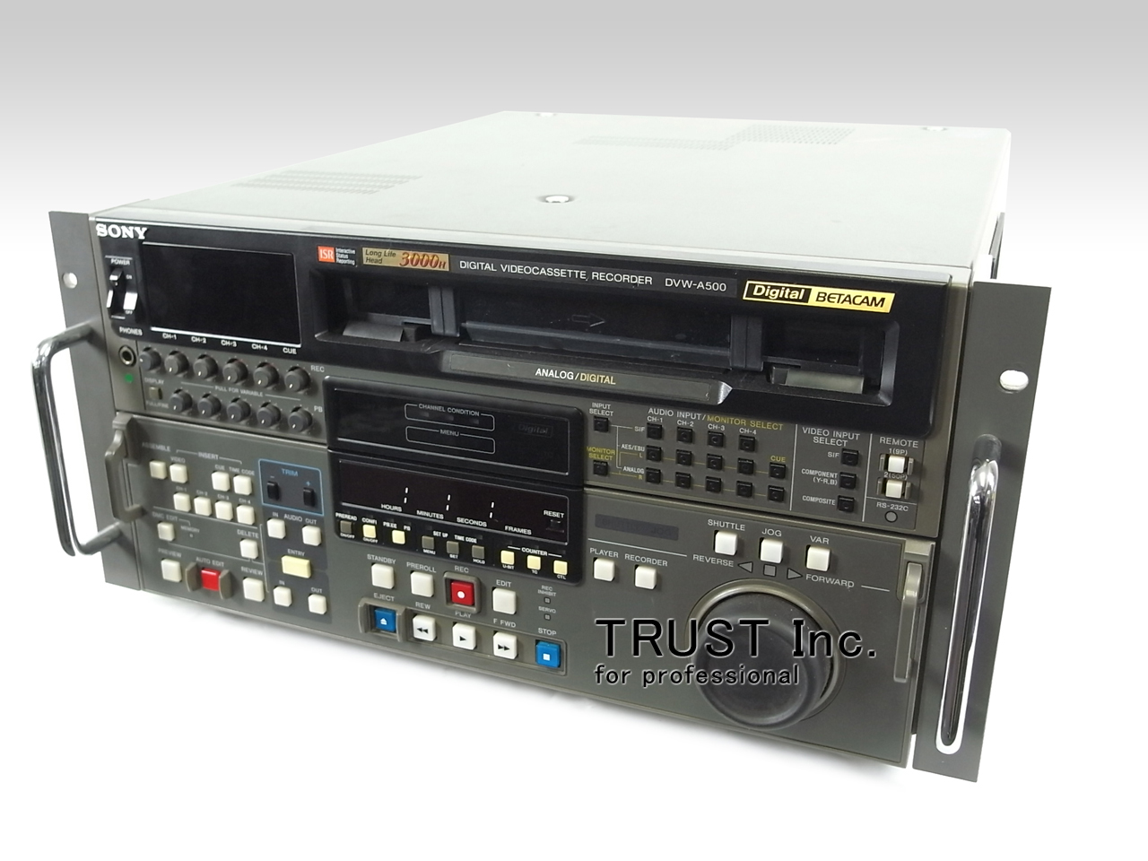 DVW-A500 / Digital BETACAM Recorder【中古放送用・業務用 映像機器・音響機器の店 - トラスト株式会社】