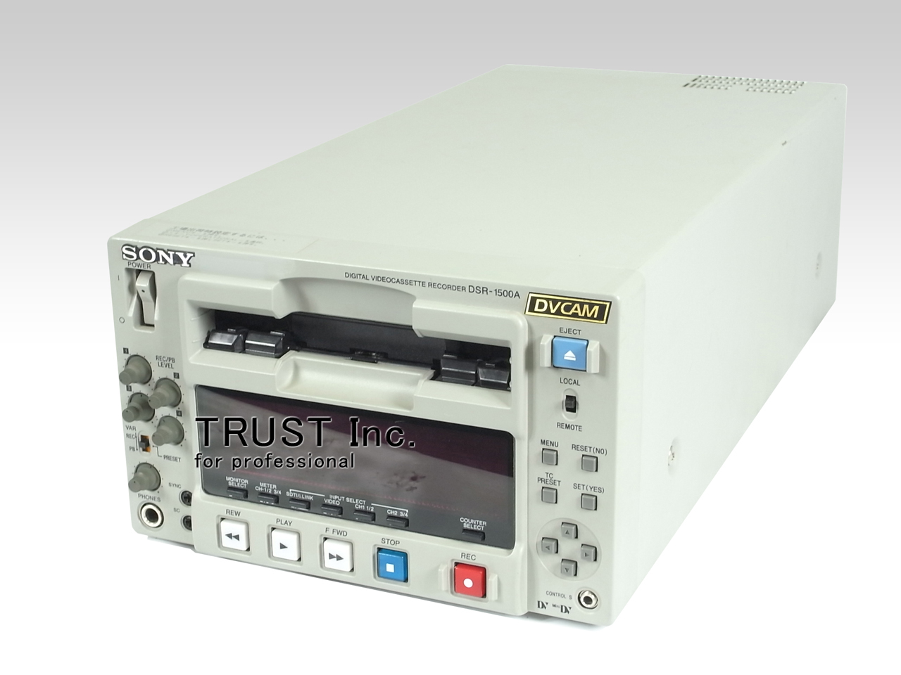 DSR-1500A / DVCAM Recorder【中古放送用・業務用 映像機器・音響機器の店 - トラスト株式会社】