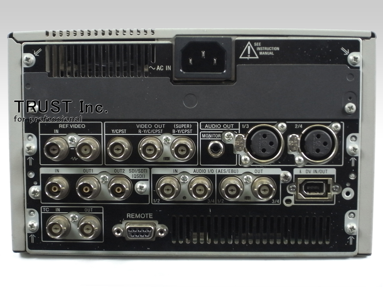 DSR-1500A / DVCAM Recorder【中古放送用・業務用 映像機器・音響機器の店 - トラスト株式会社】