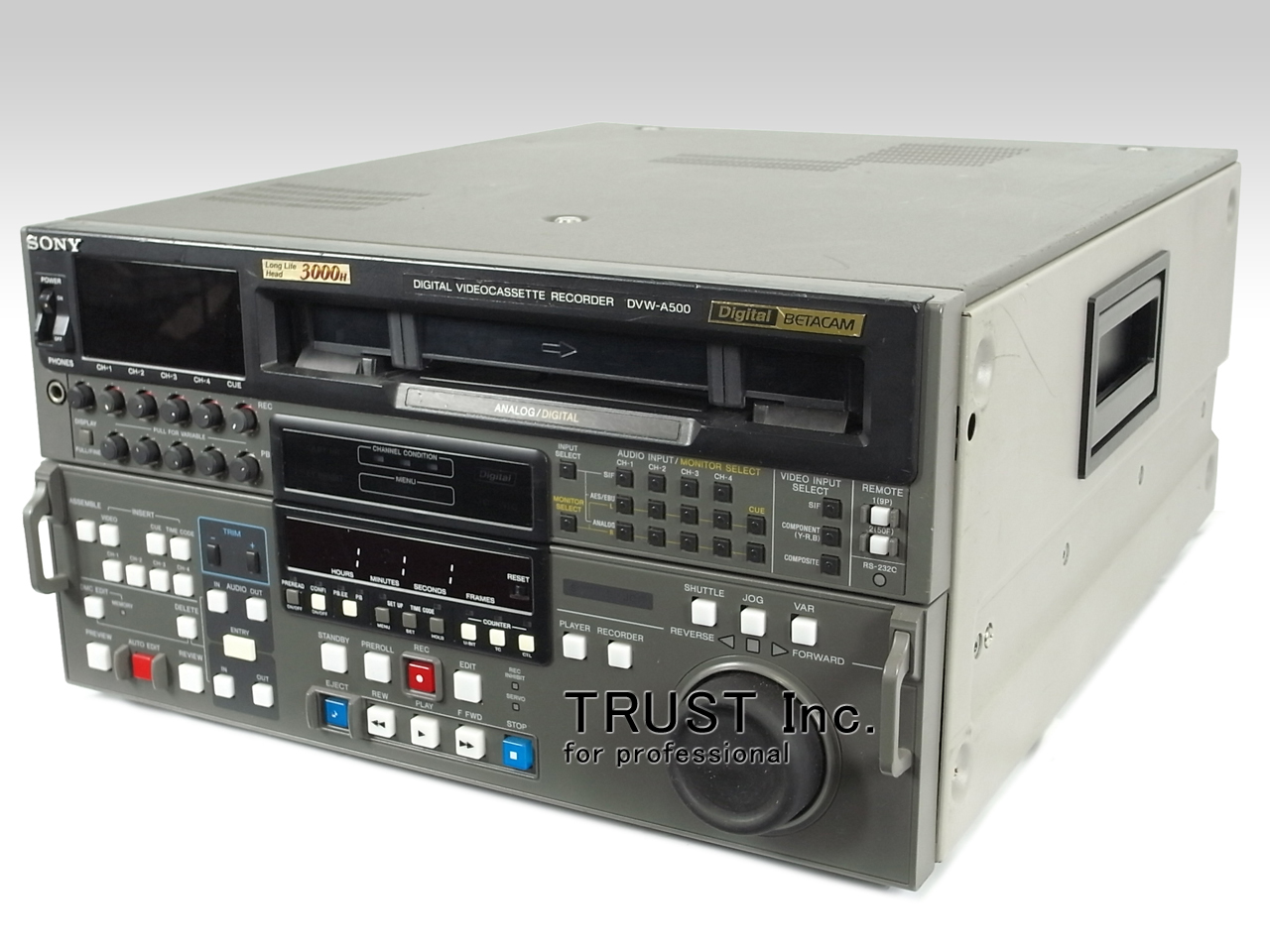 DVW-A500 / Digital BETACAM Recorder【中古放送用・業務用 映像機器・音響機器の店 - トラスト株式会社】