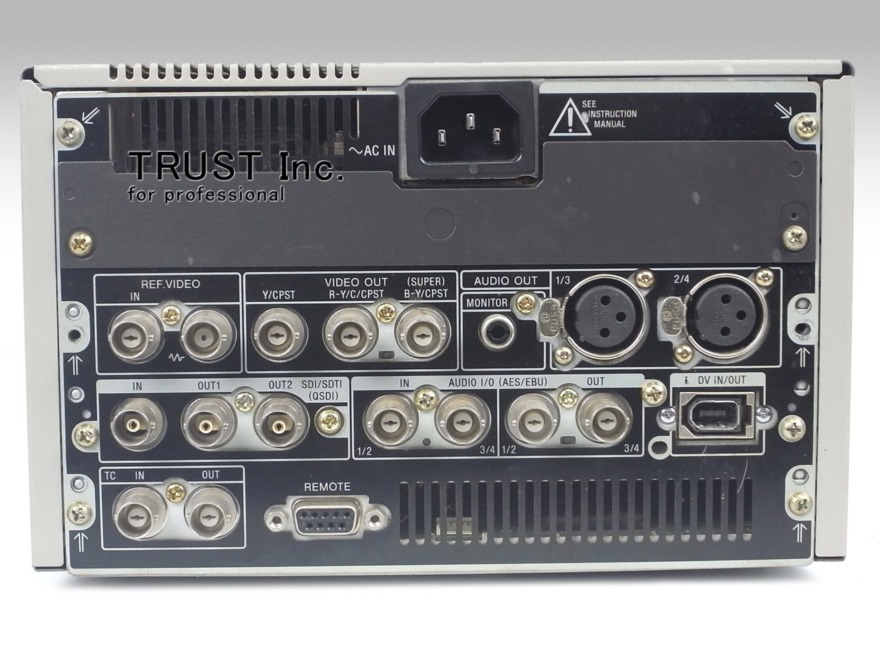 DSR-1500 / DVCAM Recorder【中古放送用・業務用 映像機器・音響機器の店 - トラスト株式会社】