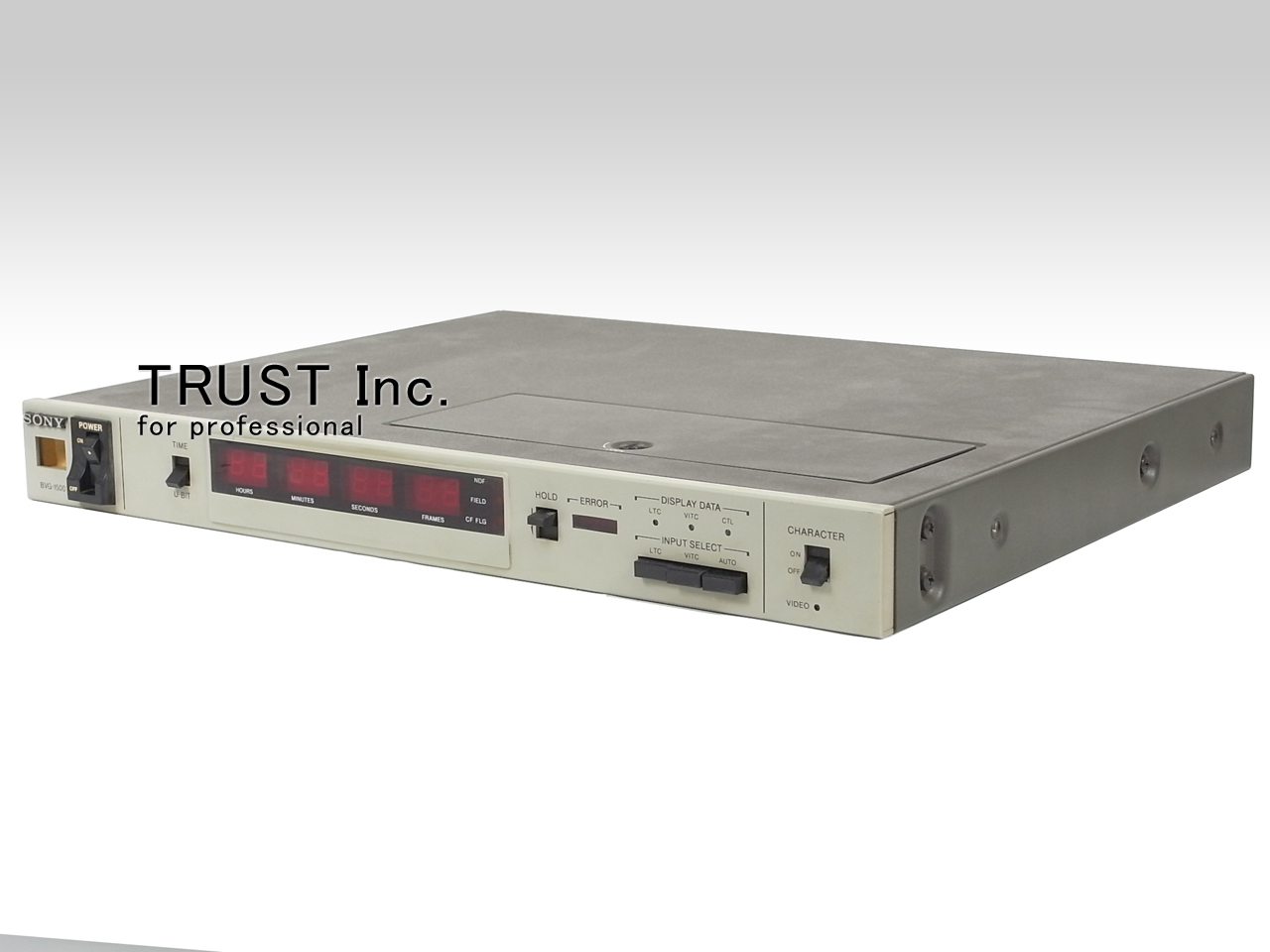 BVG-1500 / Timecode Reader【中古放送用・業務用 映像機器・音響機器の店 - トラスト株式会社】