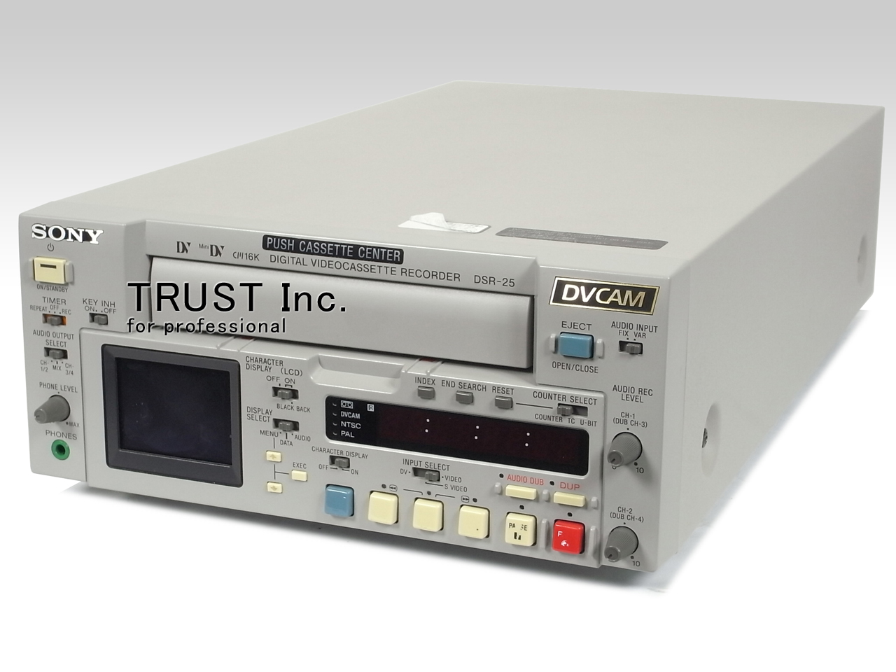 DSR-25 / DVCAM Recorder【中古放送用・業務用 映像機器・音響機器の店 - トラスト株式会社】
