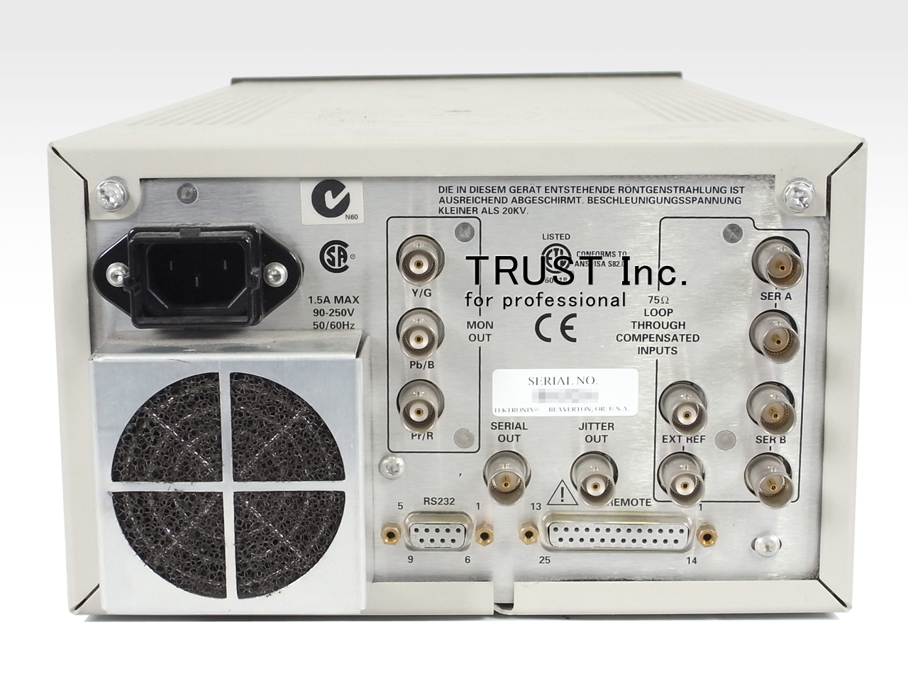 WFM601E / Serial Digital Component WFM【中古放送用・業務用 映像機器・音響機器の店 - トラスト株式会社】