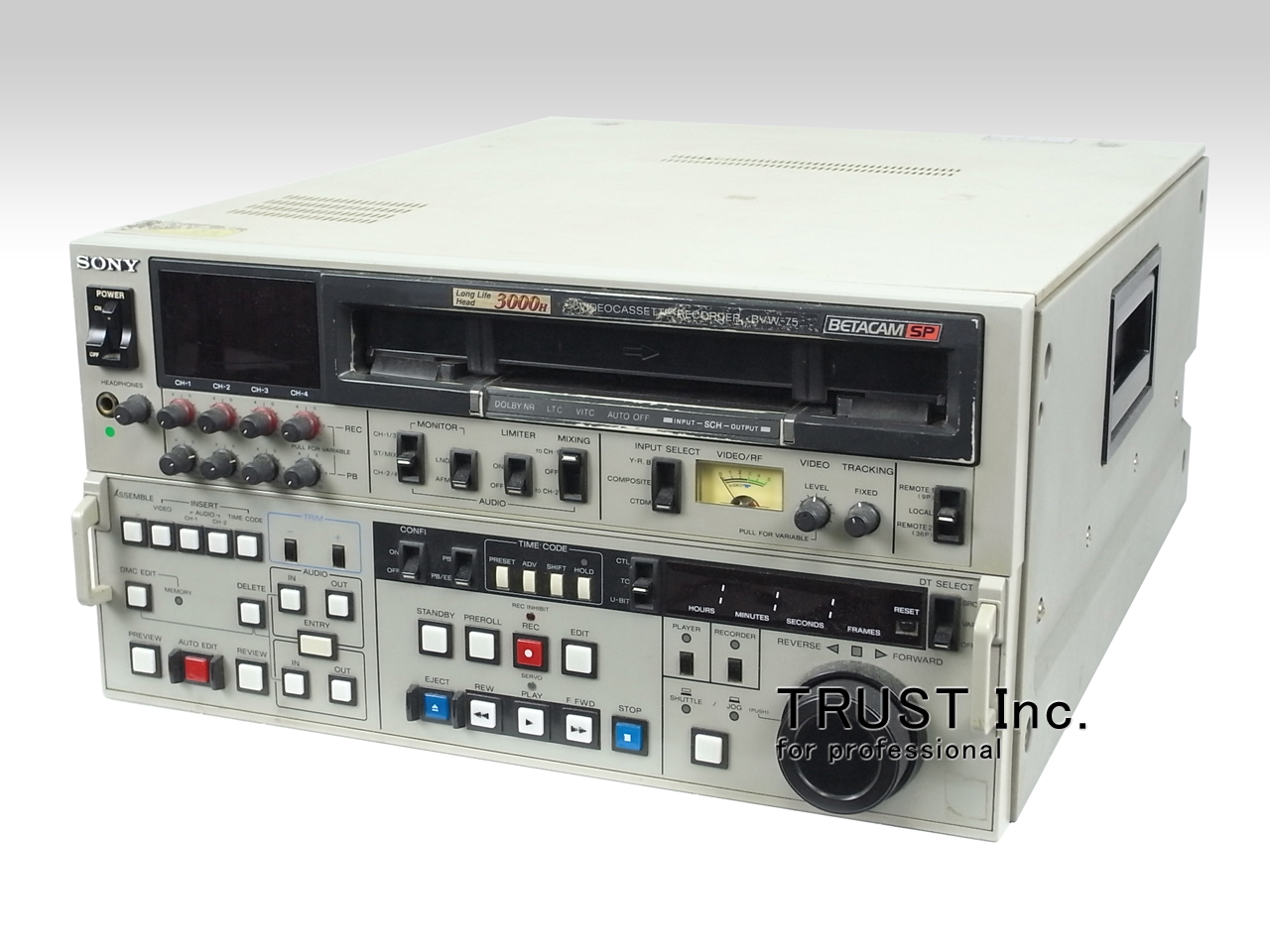BVW-75 / BETACAM SP Recorder【中古放送用・業務用 映像機器・音響機器の店 - トラスト株式会社】