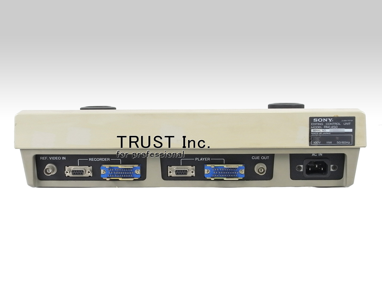 RM-450 / Editing Control Unit【中古放送用・業務用 映像機器・音響機器の店 - トラスト株式会社】