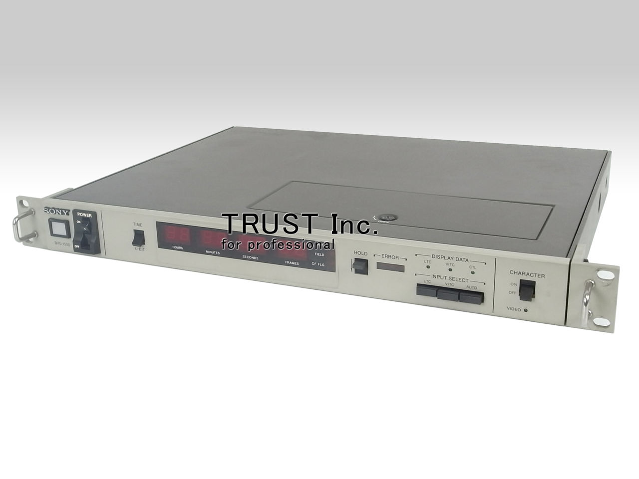 BVG-1500 / Timecode Reader【中古放送用・業務用 映像機器・音響機器の店 - トラスト株式会社】