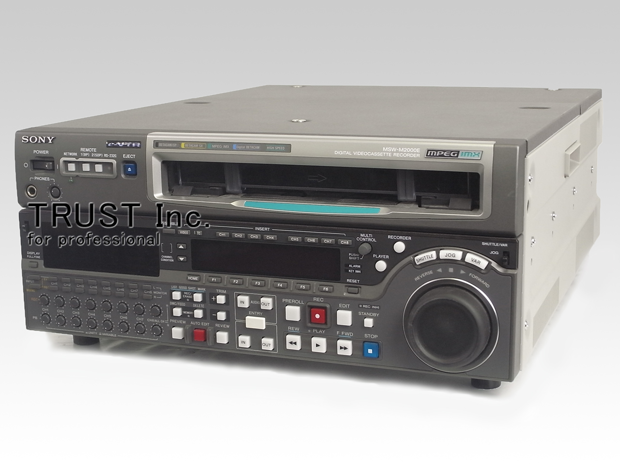 MSW-M2000E / MPEGIMX Recorder【中古放送用・業務用 映像機器・音響機器の店 - トラスト株式会社】