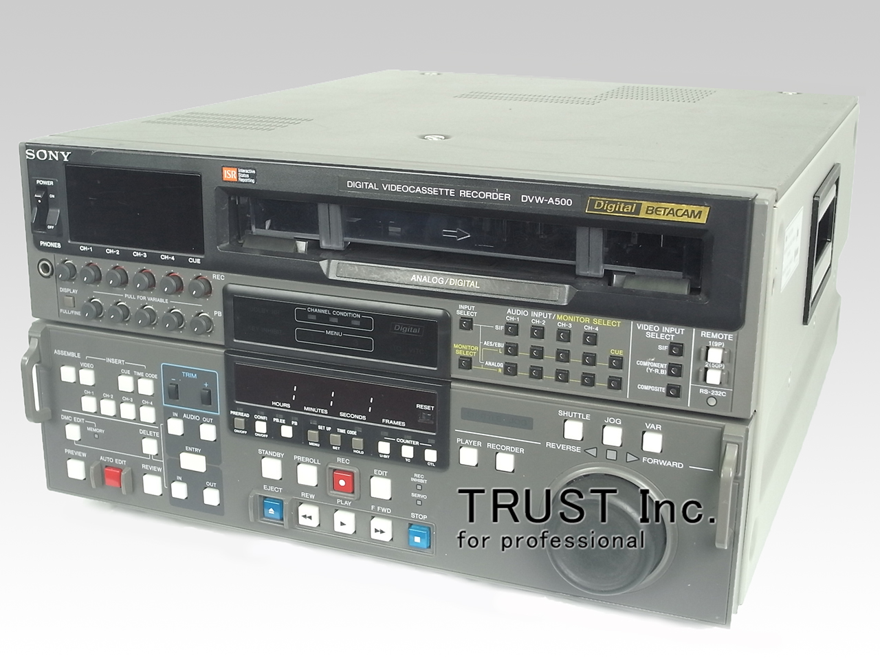 DVW-A500 / Digital BETACAM Recorder【中古放送用・業務用 映像機器・音響機器の店 - トラスト株式会社】