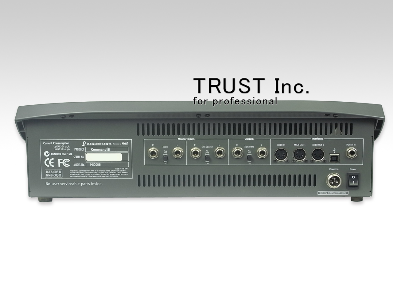 Command 8 / Control Surface for Pro Tools【中古放送用・業務用 映像機器・音響機器の店 - トラスト株式会社】
