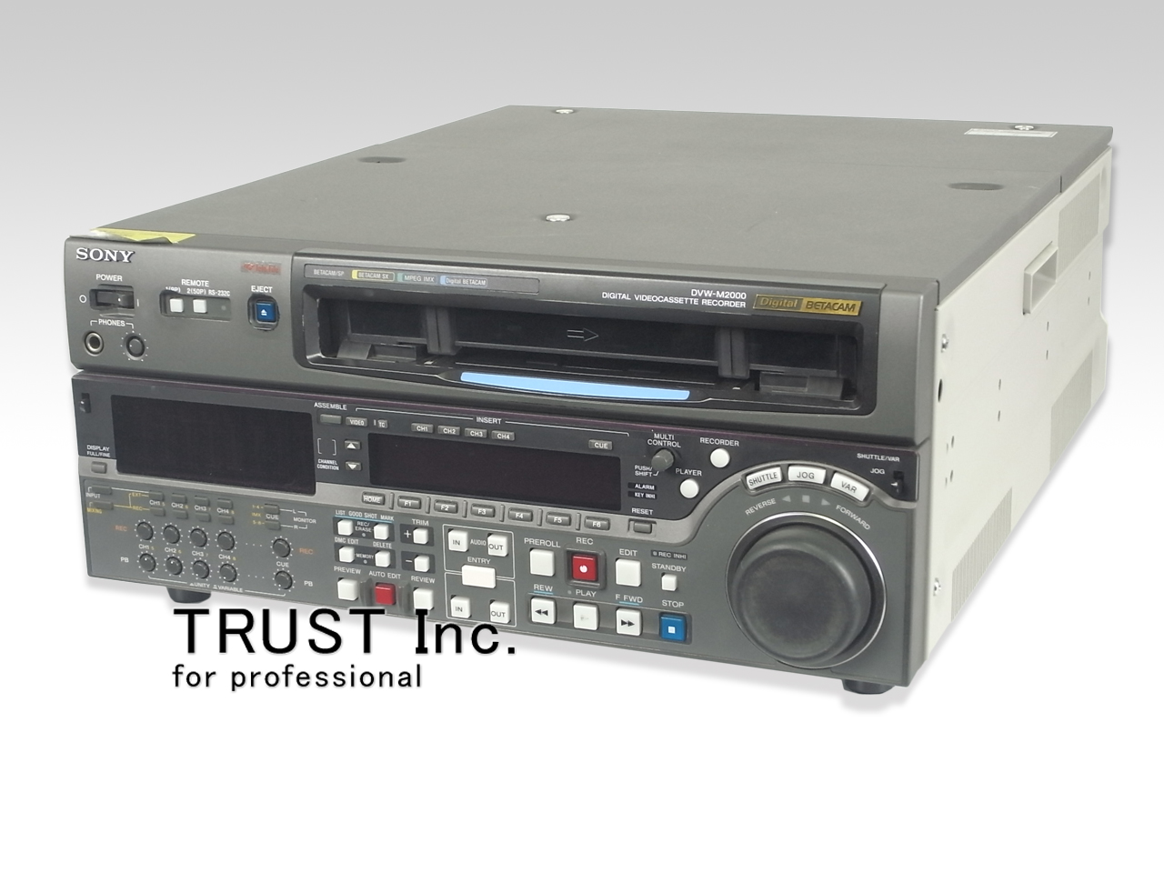 DVW-M2000 / Digital BETACAM Recorder【中古放送用・業務用 映像機器・音響機器の店 - トラスト株式会社】