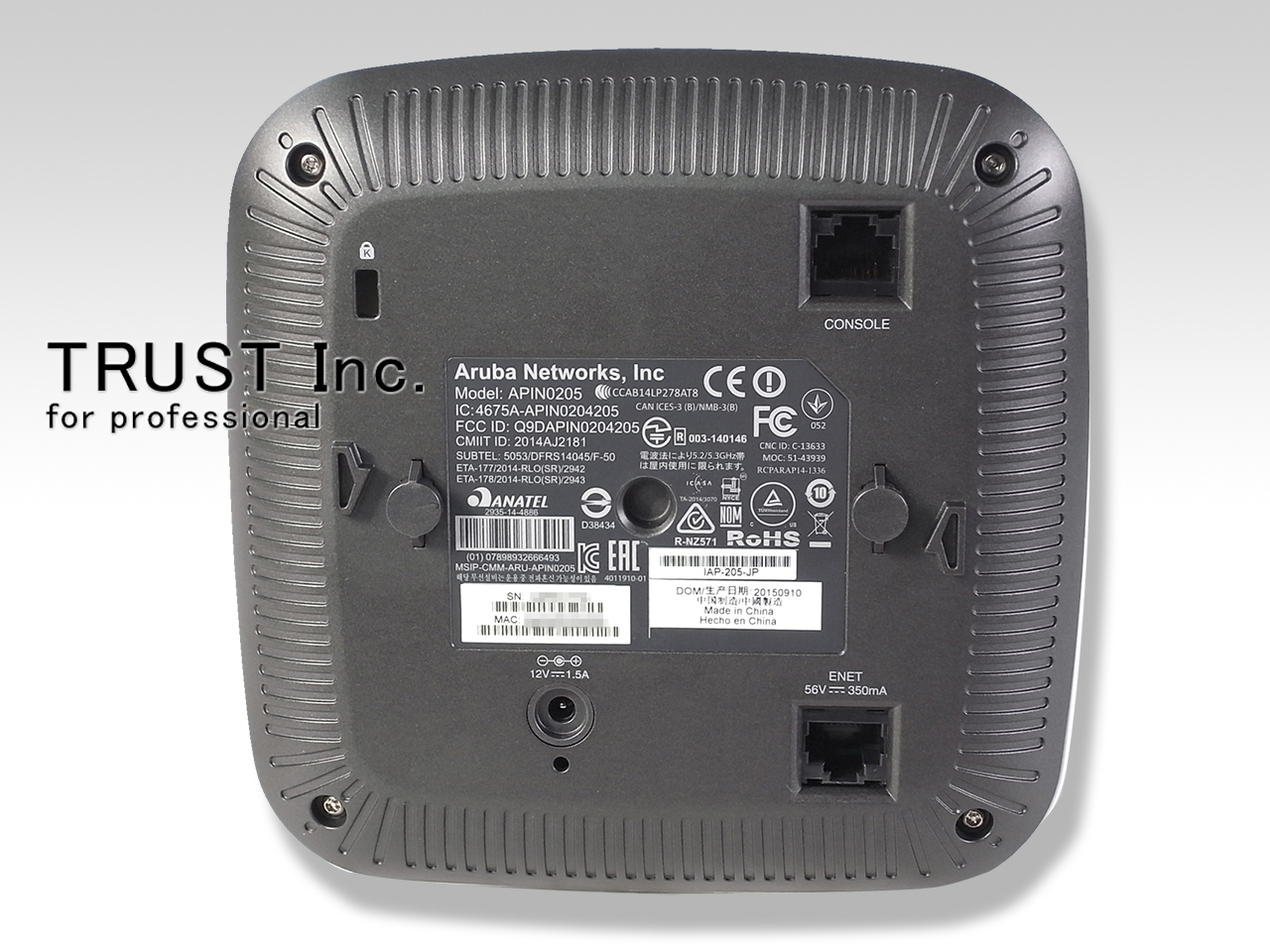 IAP205 / ARUBA 200 SERIES ACCESS POINTS【中古放送用・業務用 映像機器・音響機器の店 - トラスト株式会社】