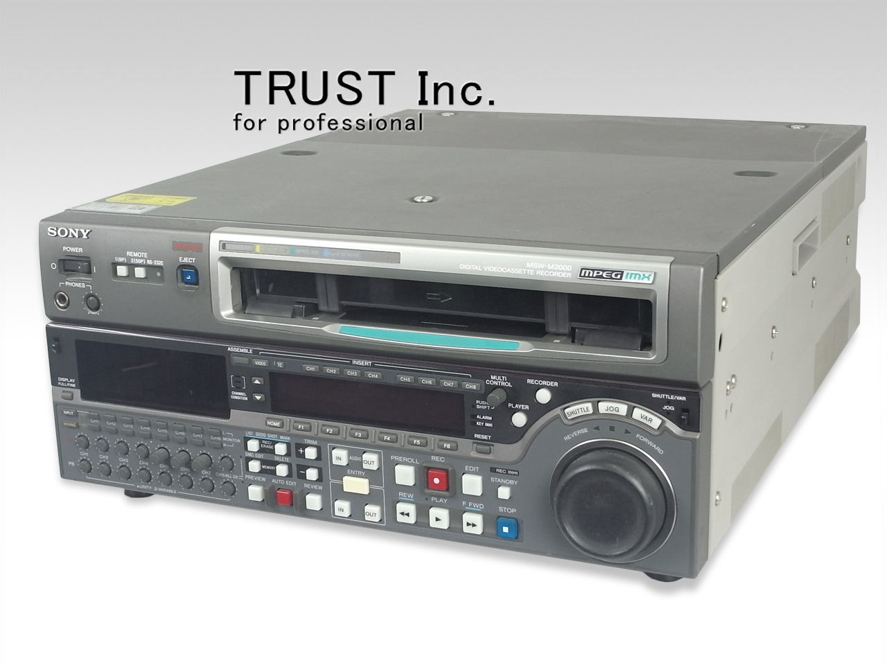 MSW-M2000 / MPEGIMX Recorder【中古放送用・業務用 映像機器・音響機器の店 - トラスト株式会社】