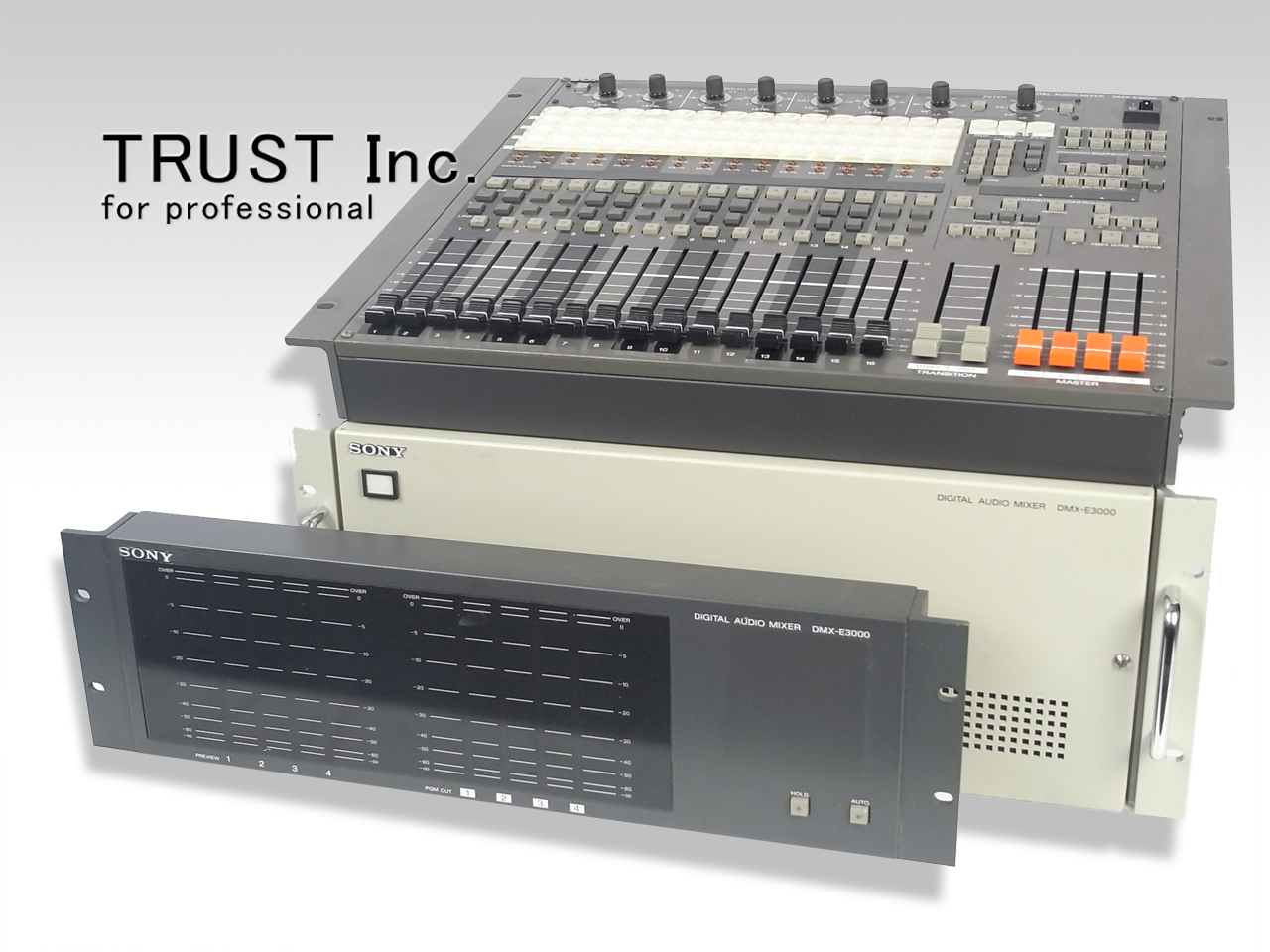 DMX-E3000 / DIGITAL AUDIO MIXER【中古放送用・業務用 映像機器・音響機器の店 - トラスト株式会社】