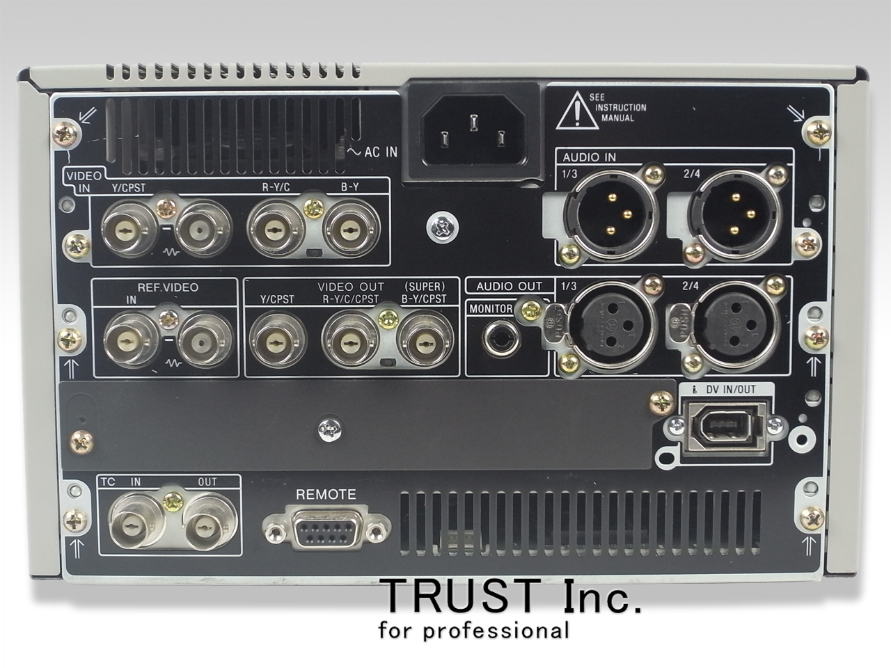 DSR-1500A / DVCAM Recorder【中古放送用・業務用 映像機器・音響機器の店 - トラスト株式会社】