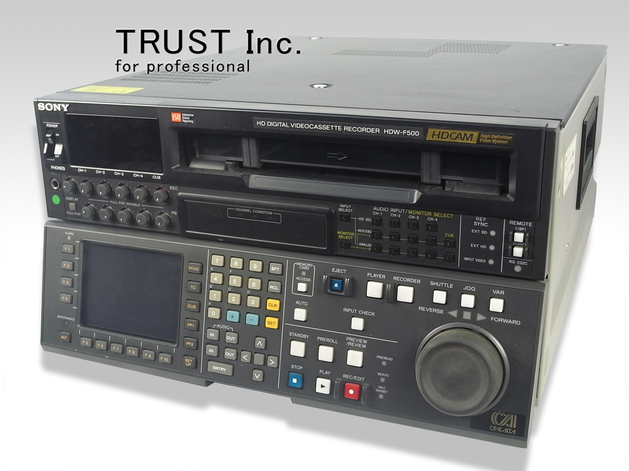 HDW-F500 / HDCAM Recorder【中古放送用・業務用 映像機器・音響機器の店 - トラスト株式会社】