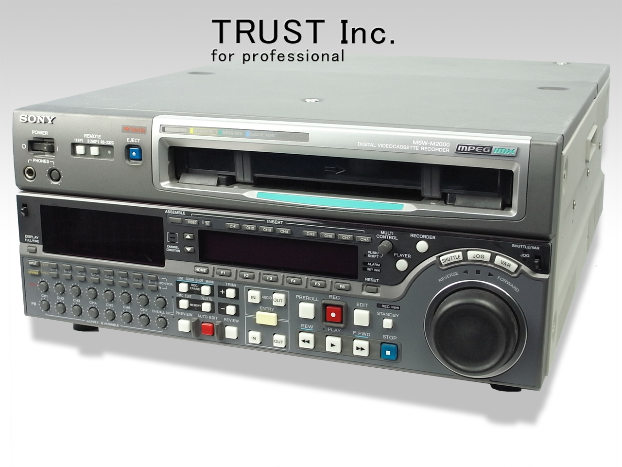 MSW-M2000 / MPEGIMX Recorder【中古放送用・業務用 映像機器・音響機器の店 - トラスト株式会社】