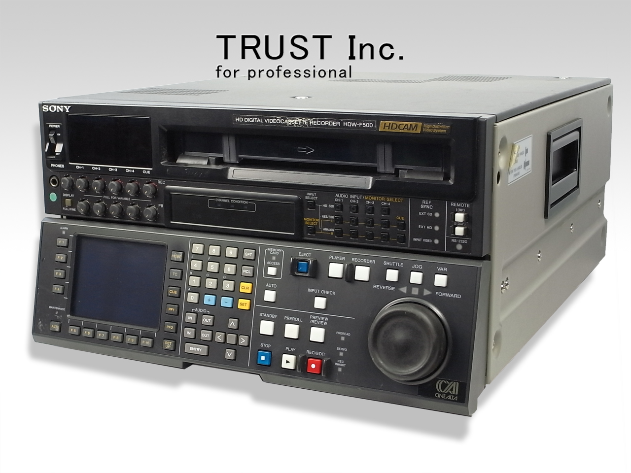 HDW-F500 / HDCAM Recorder【中古放送用・業務用 映像機器・音響機器の店 - トラスト株式会社】
