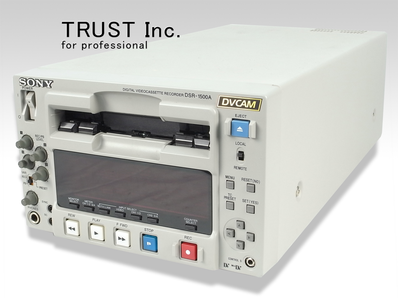 DSR-1500A / DVCAM Recorder【中古放送用・業務用 映像機器・音響機器の店 - トラスト株式会社】