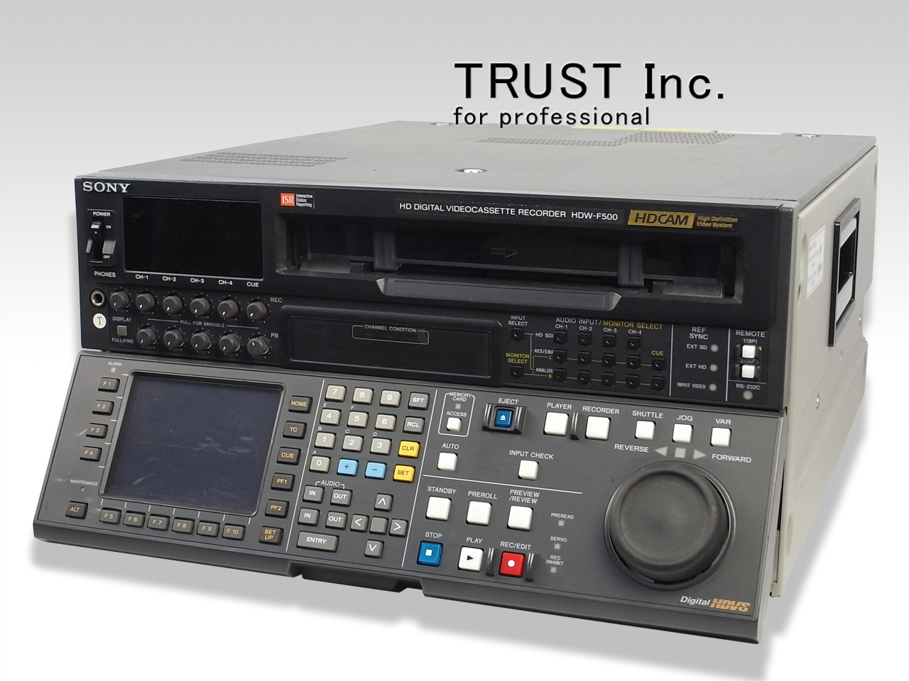 HDW-F500 / HDCAM Recorder【中古放送用・業務用 映像機器・音響機器の店 - トラスト株式会社】
