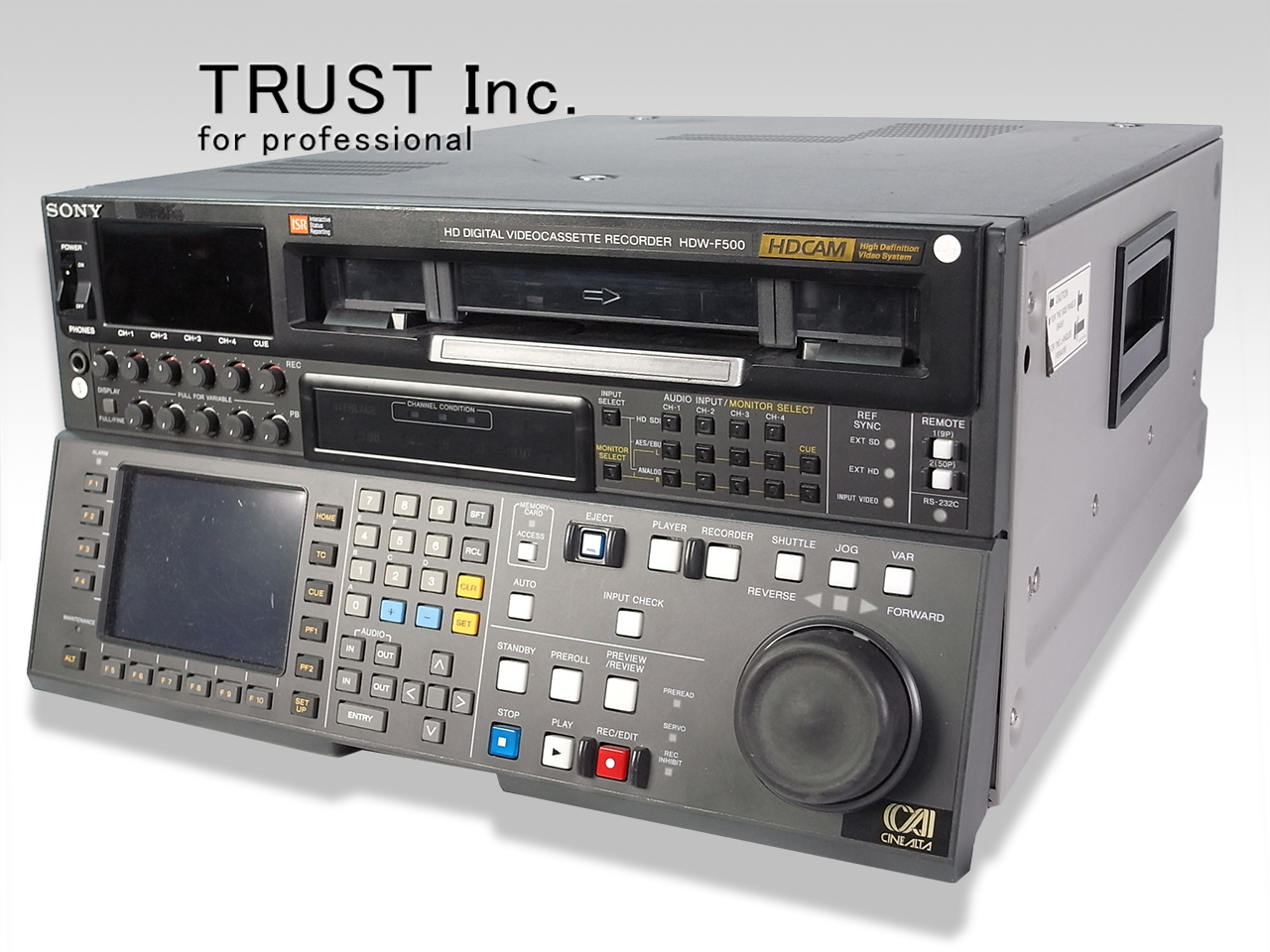 HDW-F500 / HDCAM Recorder【中古放送用・業務用 映像機器・音響機器の店 - トラスト株式会社】