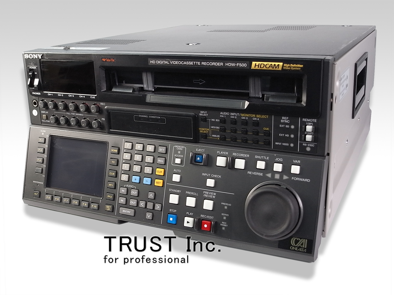 HDW-F500 / HDCAM Recorder【中古放送用・業務用 映像機器・音響機器の店 - トラスト株式会社】
