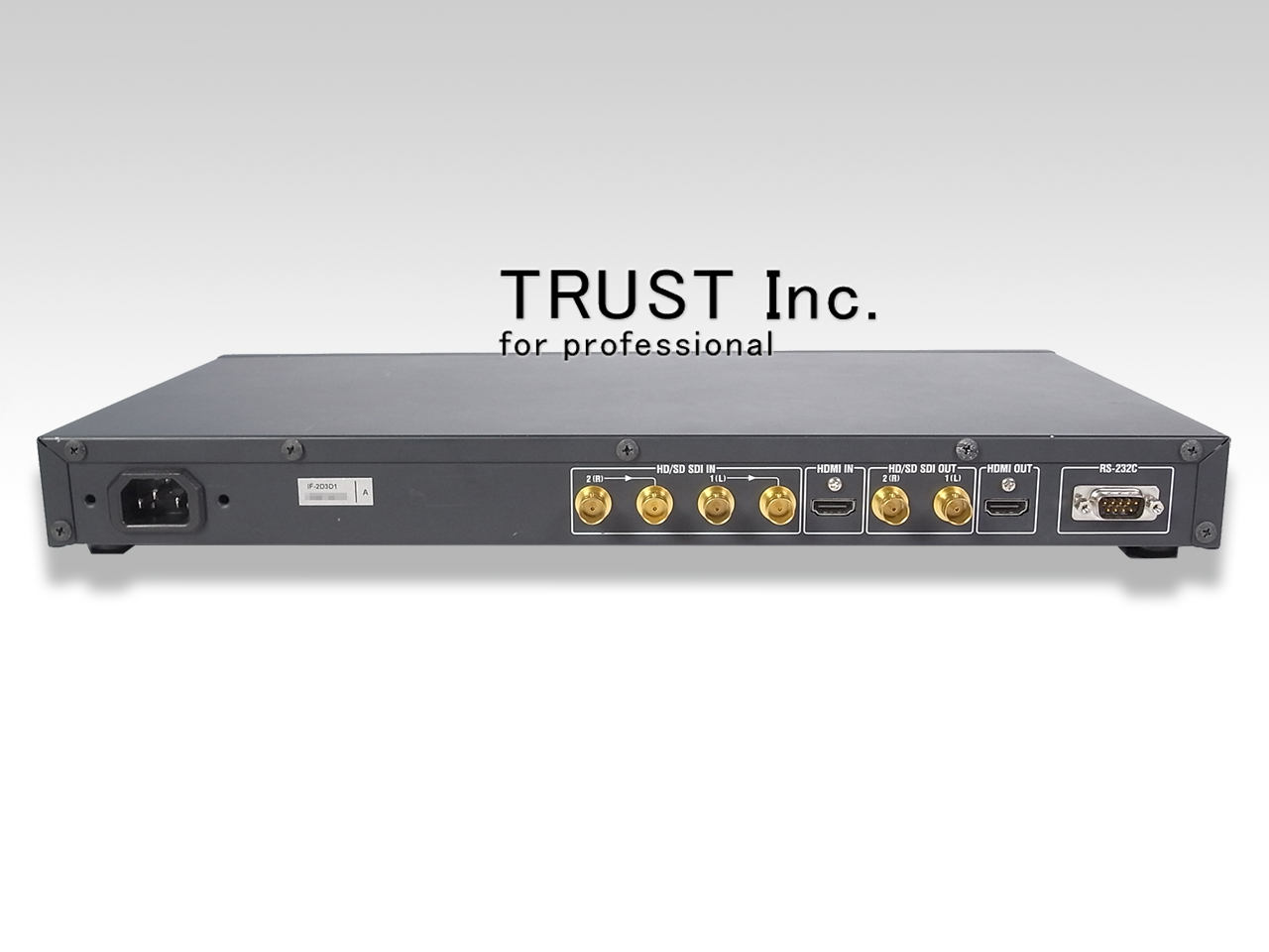 IF-2D3D1 / 3D Image Processor【中古放送用・業務用 映像機器・音響機器の店 - トラスト株式会社】