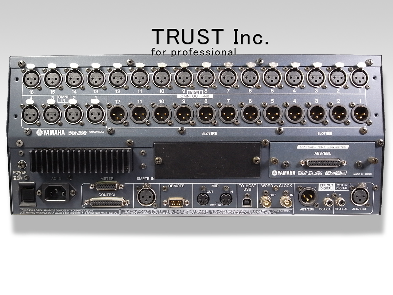 DM1000 / Digital Production Console【中古放送用・業務用 映像機器・音響機器の店 - トラスト株式会社】