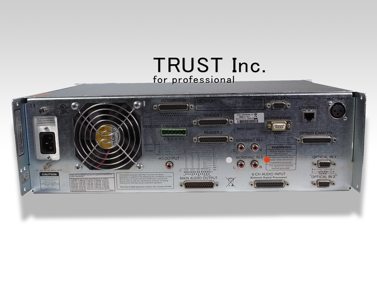 CP650 / Dolby Digital cinema sound processor【中古放送用・業務用 映像機器・音響機器の店 ...