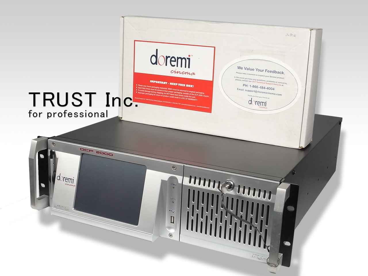 DCP-2000 / Digital Cinema Server【中古放送用・業務用 映像機器・音響機器の店 - トラスト株式会社】