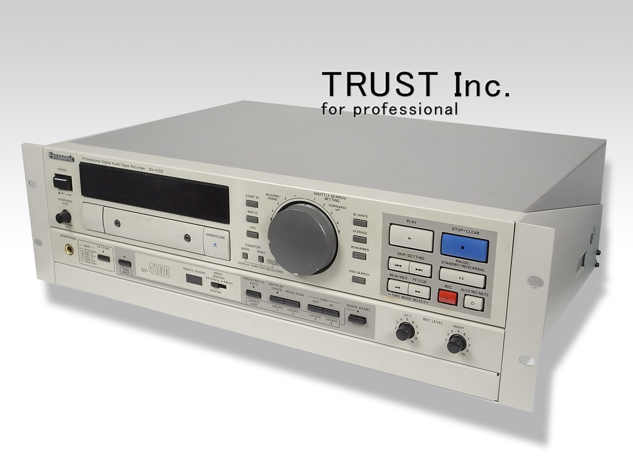 SV-4100 / DAT Recorder【中古放送用・業務用 映像機器・音響機器の店 - トラスト株式会社】