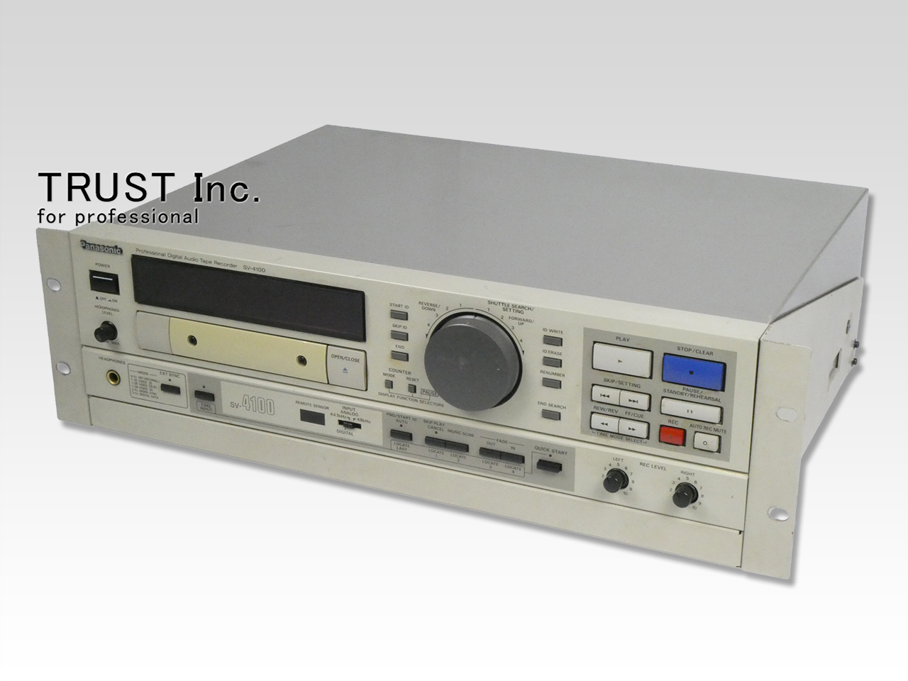 SV-4100 / DAT Recorder【中古放送用・業務用 映像機器・音響機器の店 - トラスト株式会社】