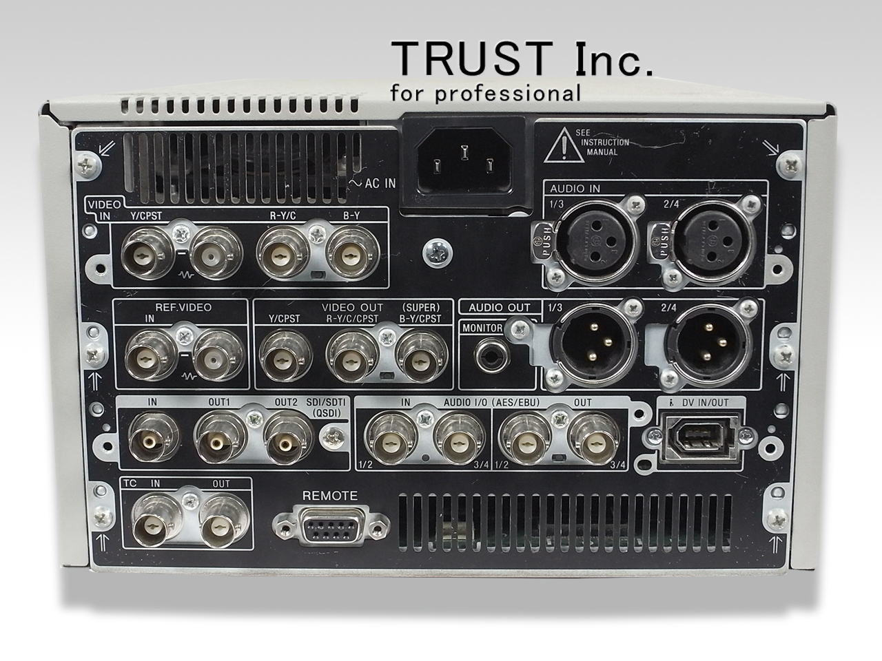 DSR-1500A / DVCAM Recorder【中古放送用・業務用 映像機器・音響機器の店 - トラスト株式会社】