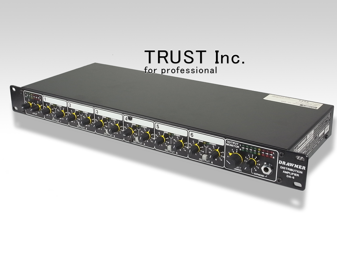 DA-6 / Audio Distributor【中古放送用・業務用 映像機器・音響機器の店 - トラスト株式会社】