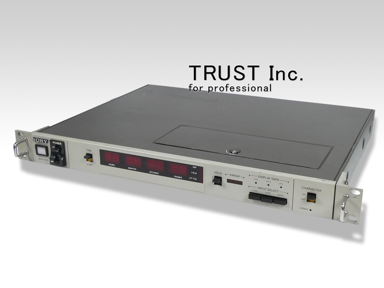 BVG-1500 / Timecode Reader【中古放送用・業務用 映像機器・音響機器の店 - トラスト株式会社】