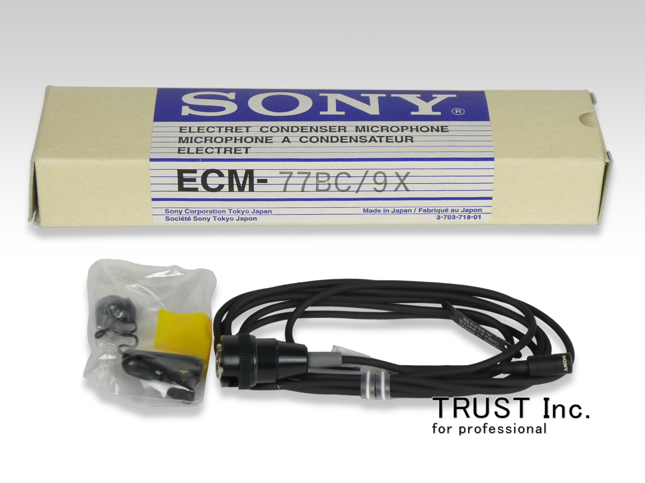 ECM-77BC/9X / Electret Condenser Microphone【中古放送用・業務用 映像機器・音響機器の店 ...