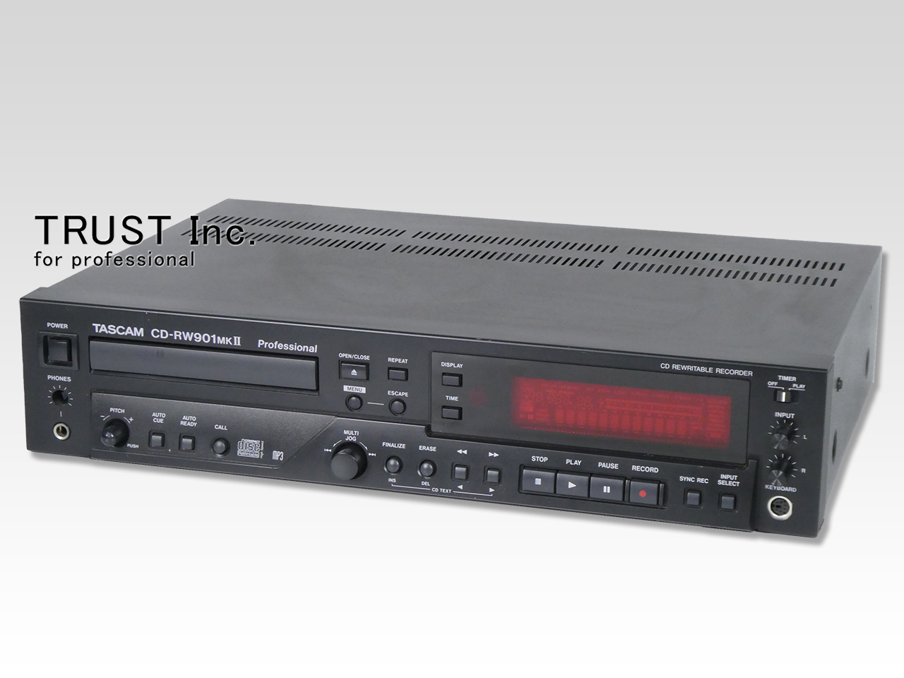 CD-RW901MKII / CD REWRITABLE RECORDER【中古放送用・業務用 映像機器・音響機器の店 - トラスト株式会社】