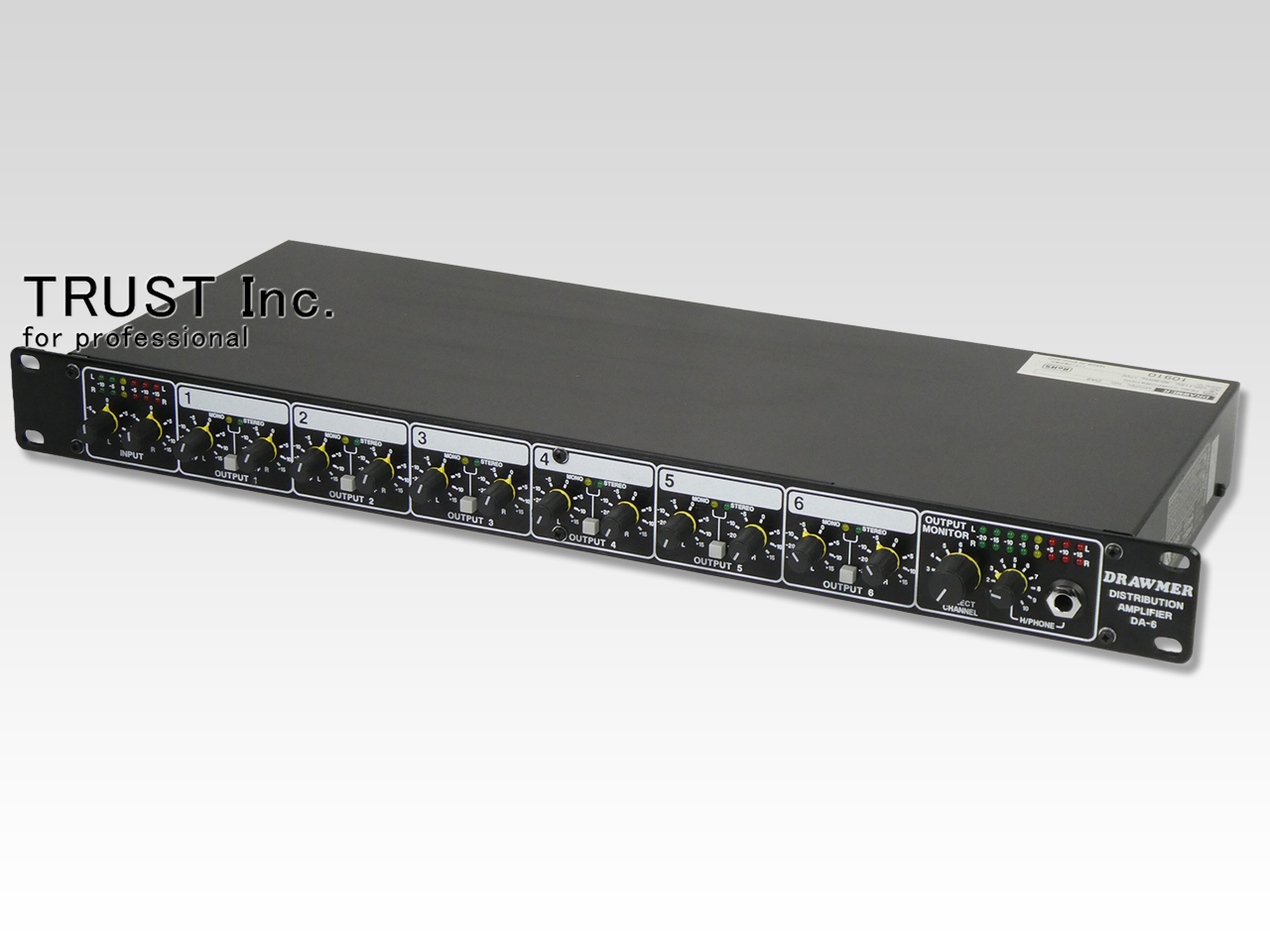 DA-6 / Audio Distributor【中古放送用・業務用 映像機器・音響機器の店 - トラスト株式会社】