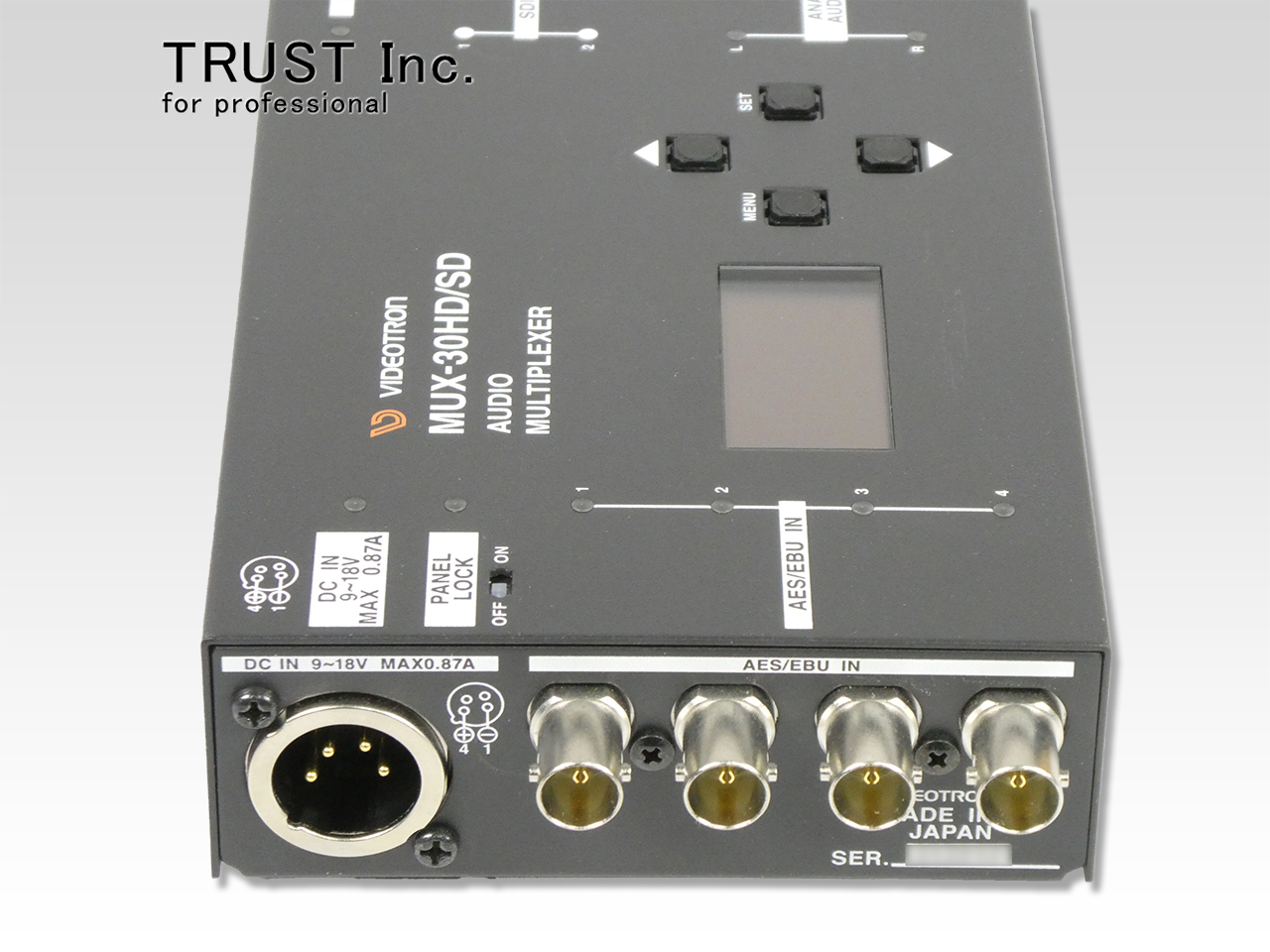 MUX-30HD/SD / MULTIPLEXER【中古放送用・業務用 映像機器・音響機器の店 - トラスト株式会社】