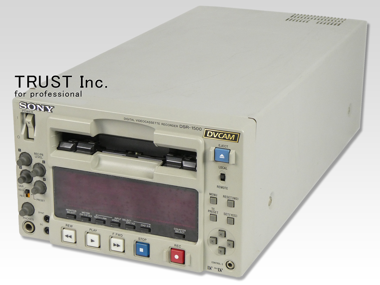 DSR-1500 / DVCAM Recorder【中古放送用・業務用 映像機器・音響機器の店 - トラスト株式会社】