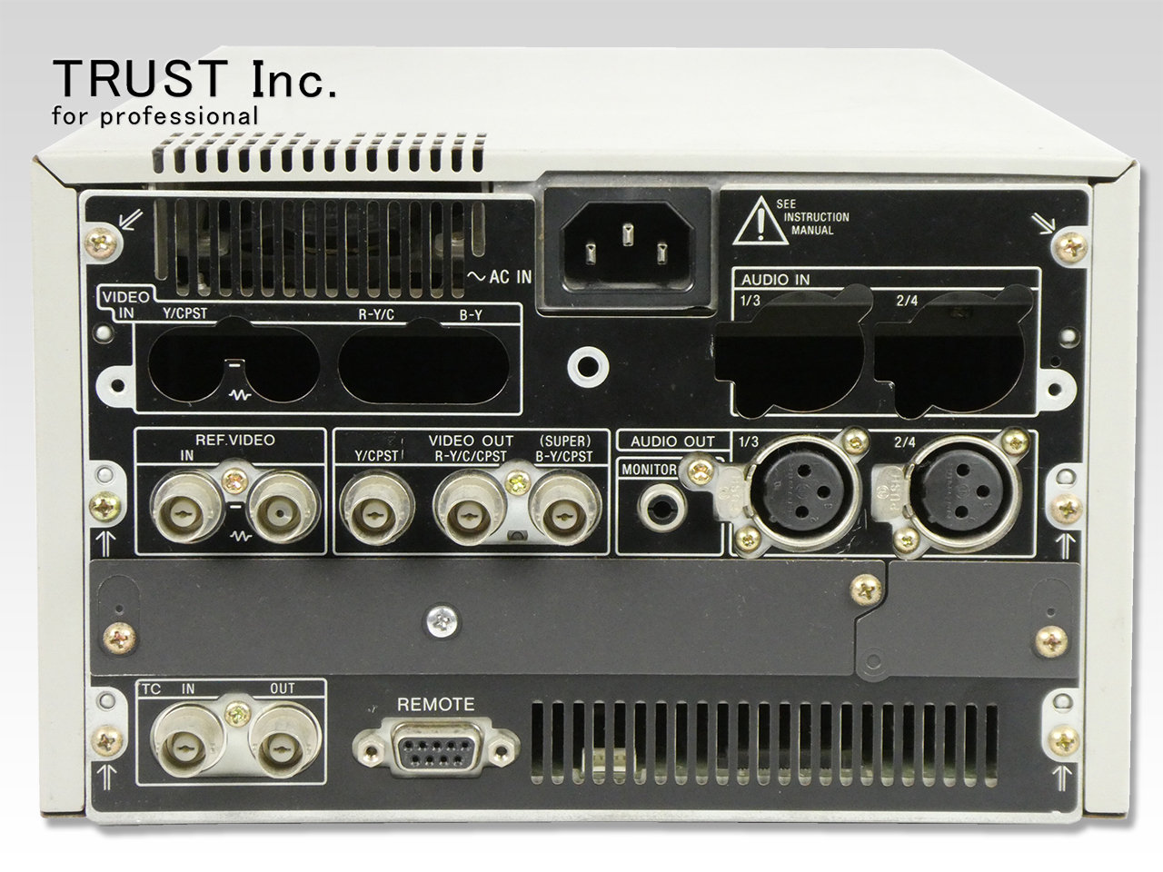 DSR-1500 / DVCAM Recorder【中古放送用・業務用 映像機器・音響機器の店 - トラスト株式会社】