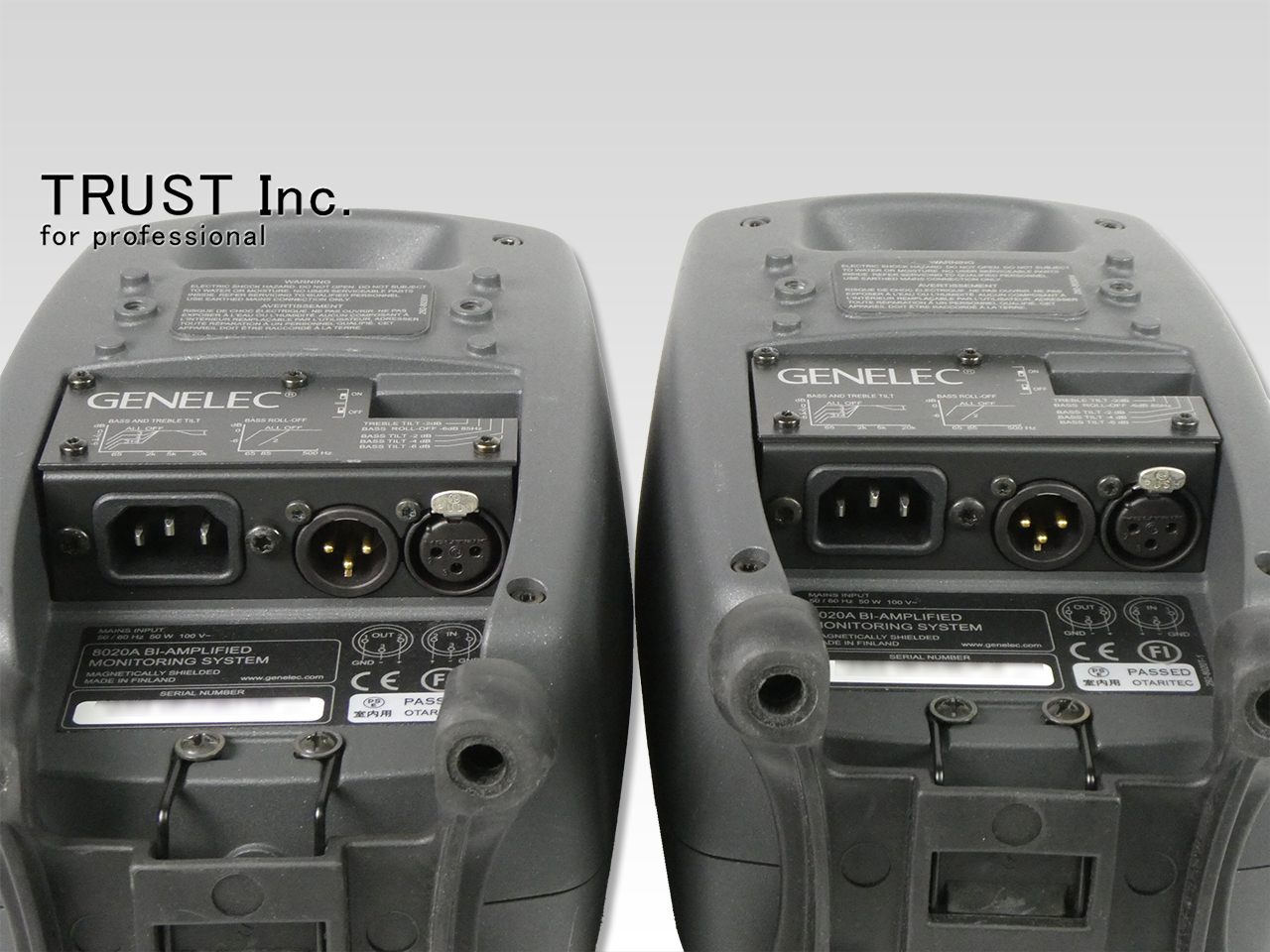 8020A / Active Monitor Speaker【中古放送用・業務用 映像機器・音響機器の店 - トラスト株式会社】