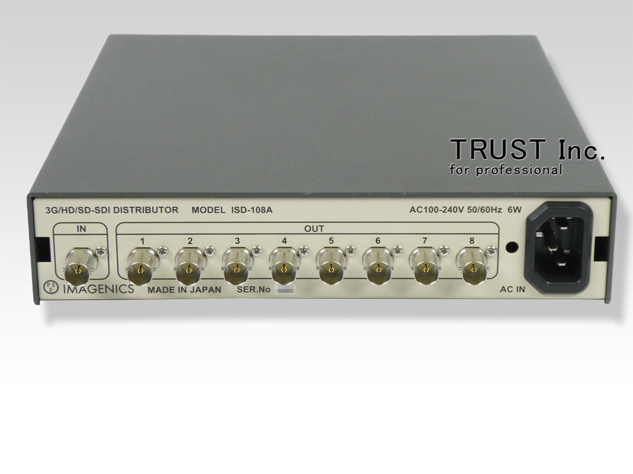 ISD-108A / SDI DISTRIBUTOR【中古放送用・業務用 映像機器・音響機器の店 - トラスト株式会社】